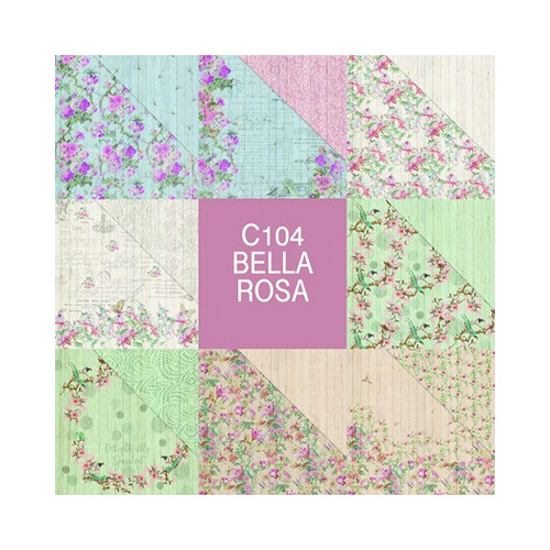 Bella Rosa Paper Pad | De Egel - Hobbywinkel - Marianne Design