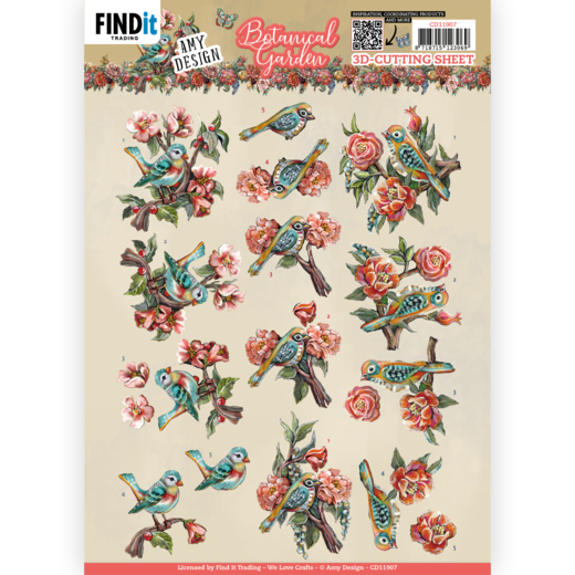 ADD10294 Dies - Amy Design - Botanical Garden - Botanical Bouquet ...