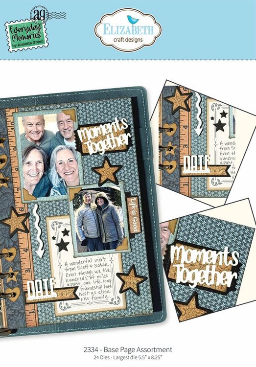 Elizabeth Craft Designs Delightful Discovery Die Base Page Assortment ...